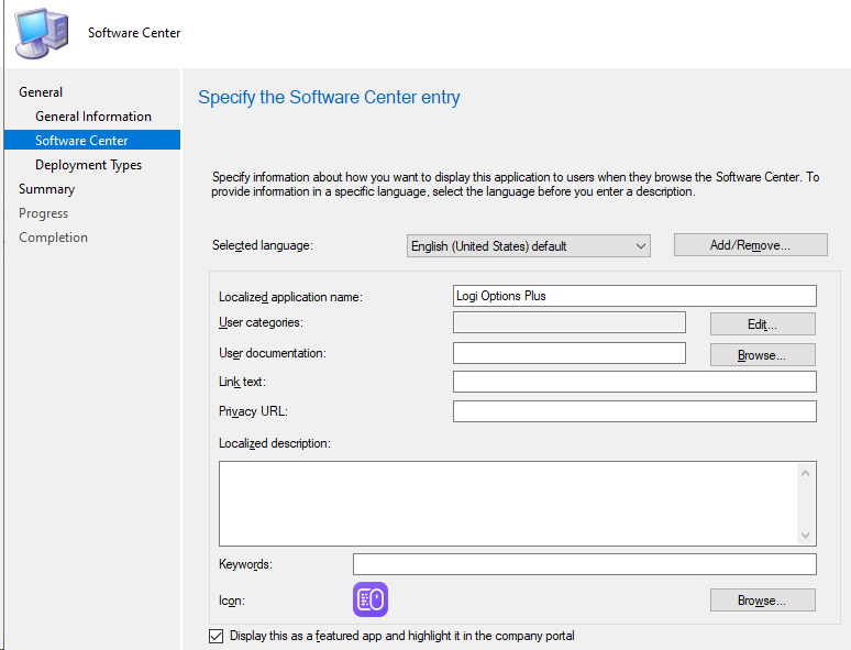 Mass Installation And Configuration Of Logitech Options Software